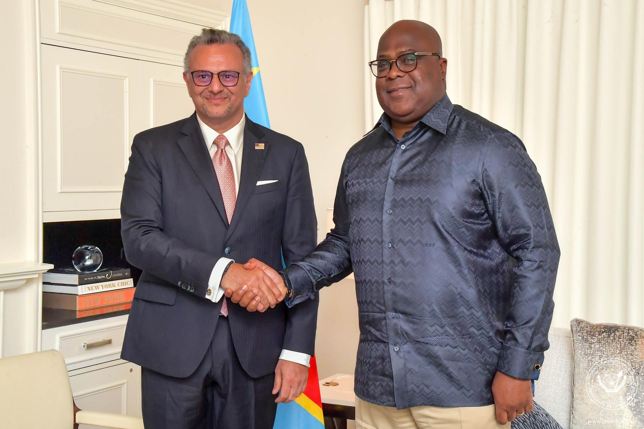 Félix Tshisekedi échange avec Massad Boulos sur le suivi de l'Accord de ...